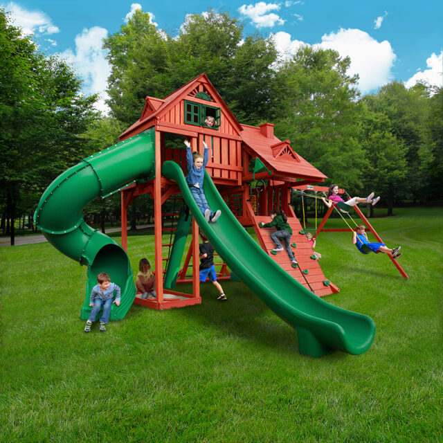 High Point ll Swing Set - Dallas Playset Company